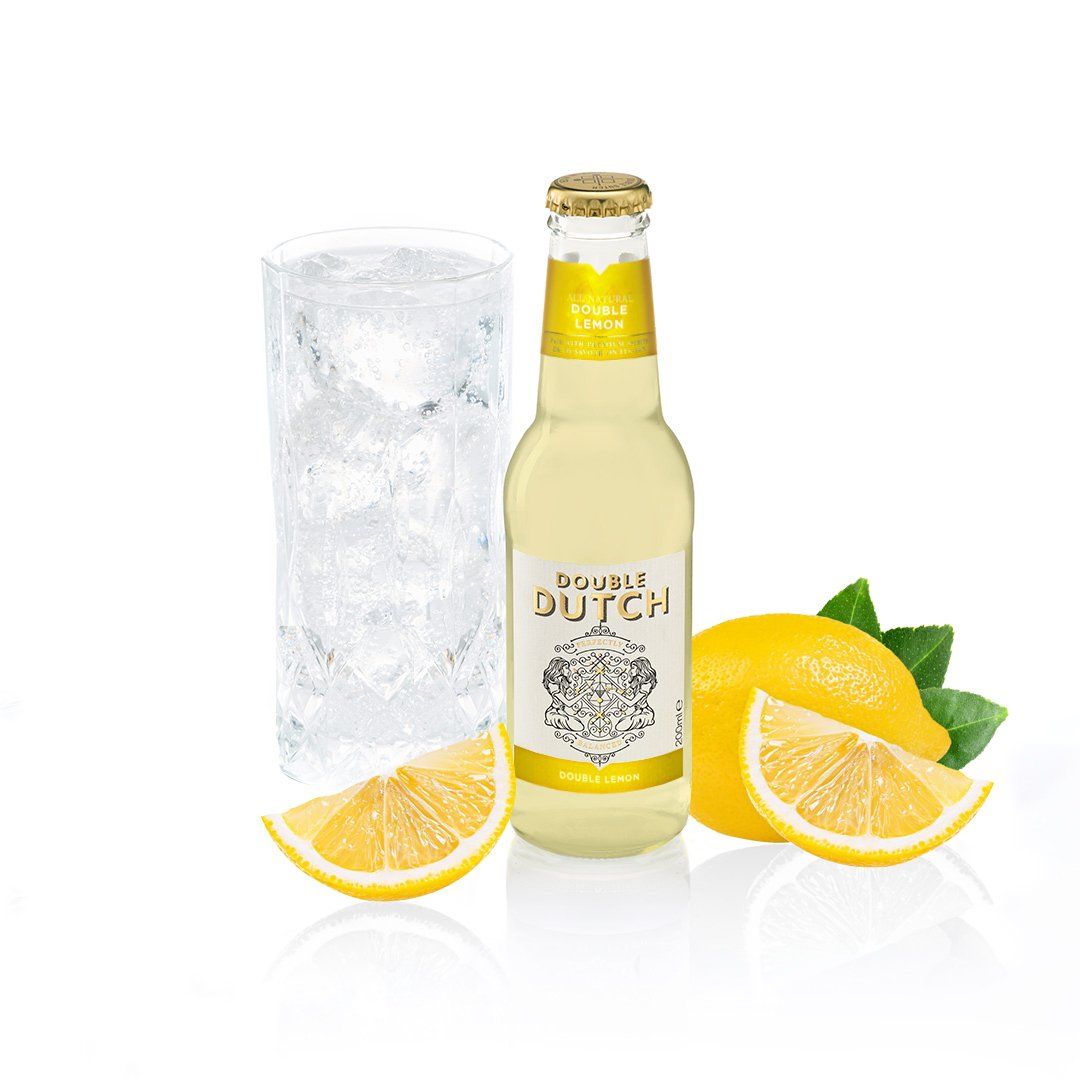 Double Dutch Double Lemon Mixer 24 x 200ml bottles – Good Earth Shop