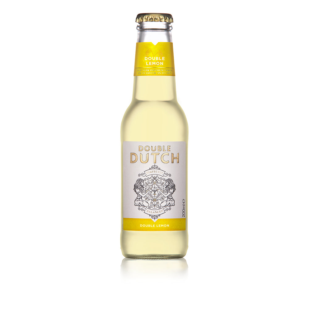 Double Dutch Double Lemon Mixer 24 x 200ml bottles – Good Earth Shop